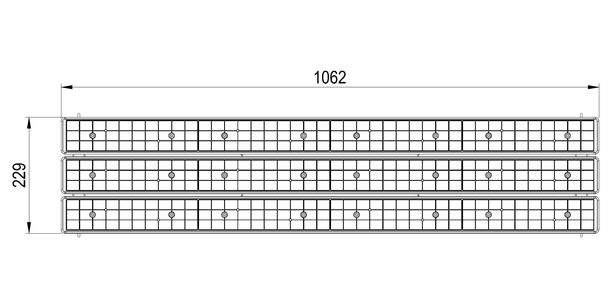 Armature Linéaire Led AZURITE Rack II 180W - Addis Lighting